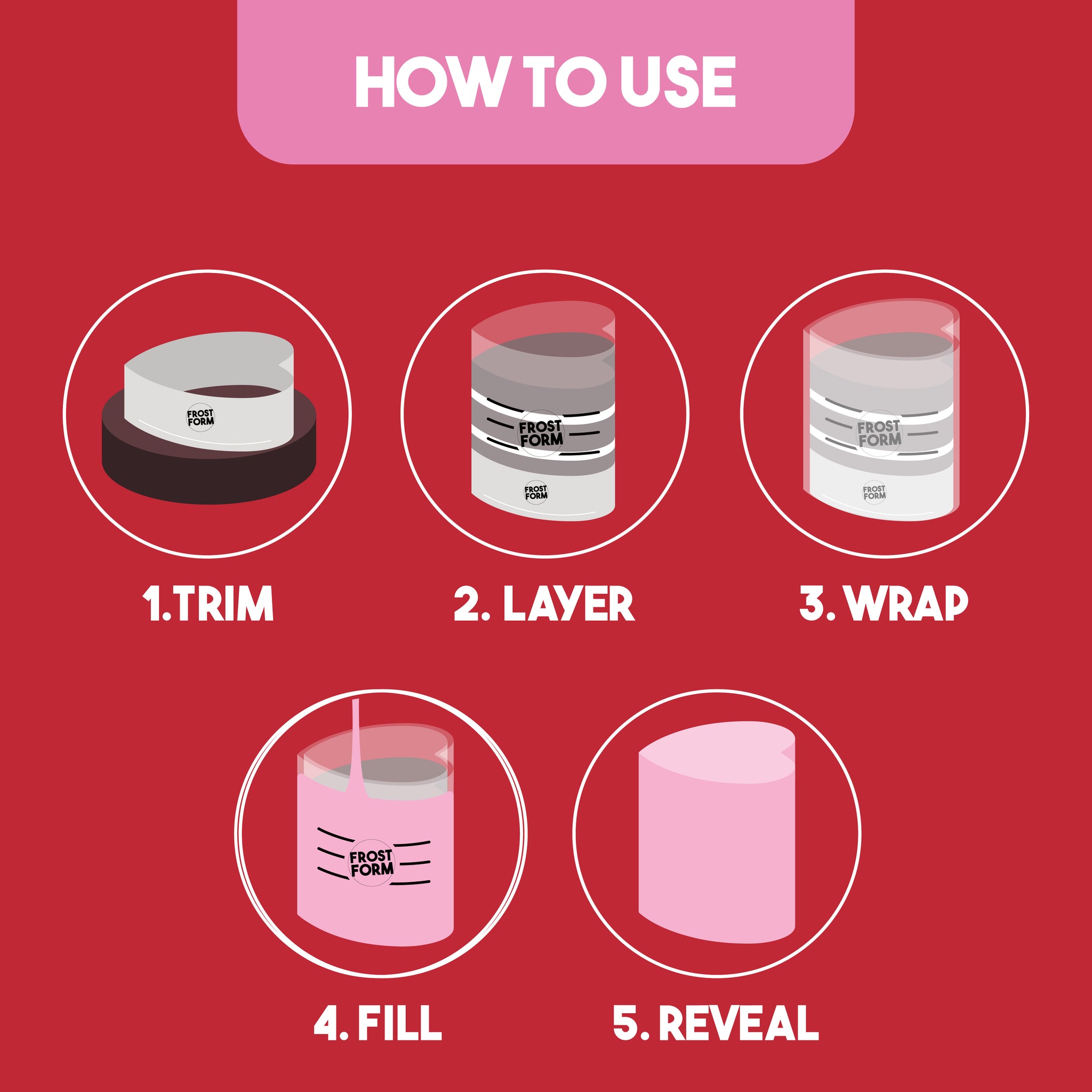 6" (15cm) Heart Frost Form Kit – FROST FORM